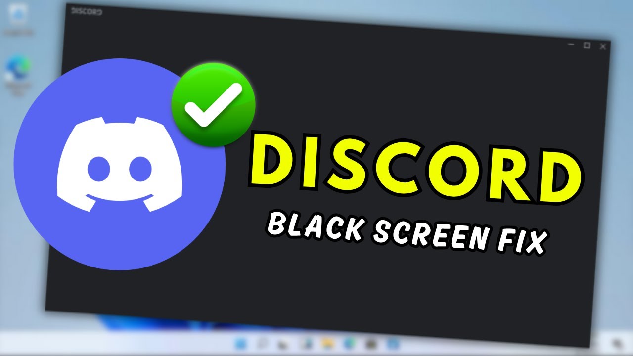 Discord Black Screen Fix | 100% Working Method (No Reinstall Needed ...