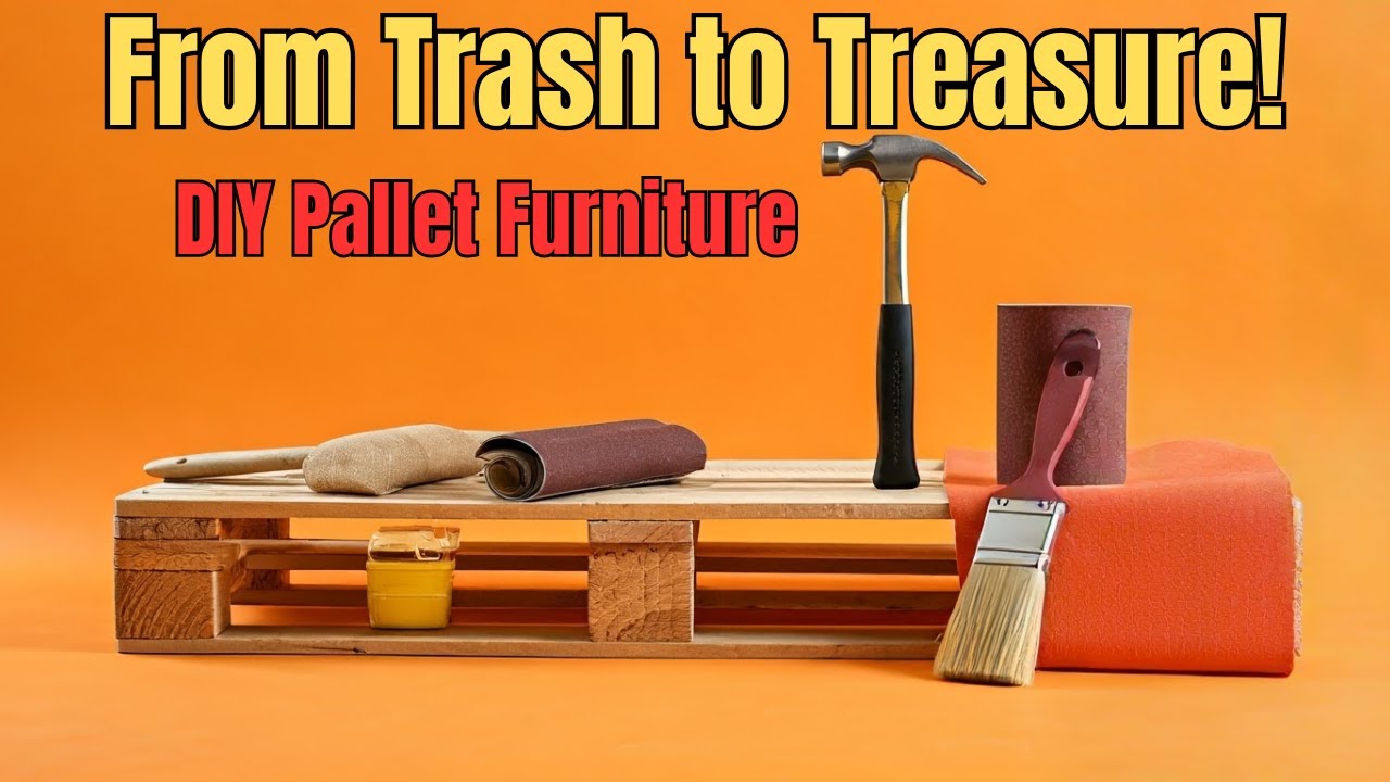 DIY Pallet Wood Furniture Makeover - YouTube