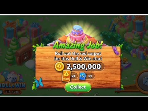 ROLL AND WIN FINAL REWARDS 2,500,000 in The Levels 37361 to 37366 - YouTube