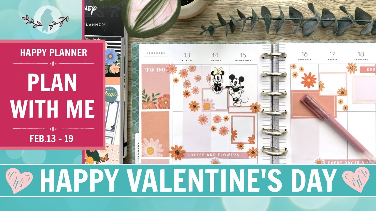 Plan With Me | Paper Raven Co. & Disney Magic | Happy Planner - YouTube