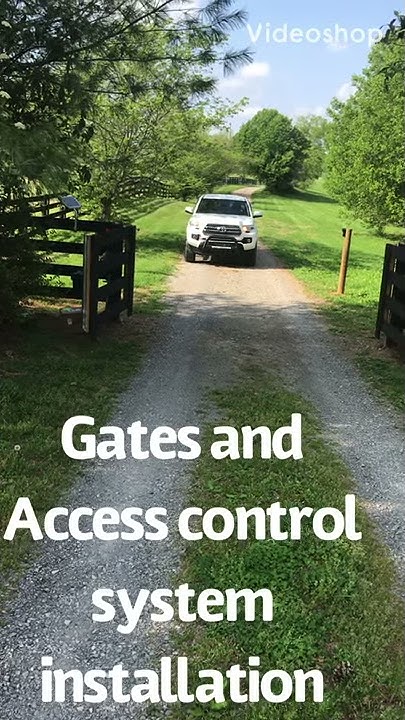 Automatic gate opener - YouTube