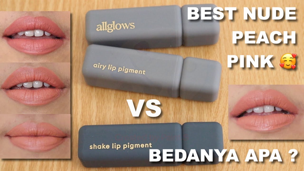 ALLGLOWS AIRY LIP PIGMENT VELVET LIQUID LIPSTICK | NUDE PEACH, PINK ...