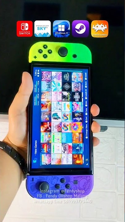 cfw nintendo switch oled kiriman dari bekasi | jasa cfw switch ultimate console windows & steam ...