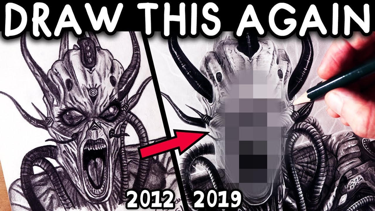 DRAW THIS AGAIN - My FIRST DRAWING on YouTube - YouTube