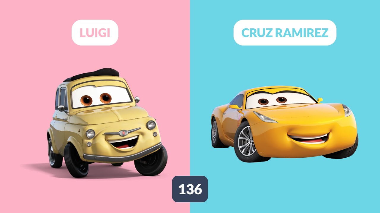 McQueen & Card - Let's Play With Lightning McQueen! Luigi, Cruz Ramirez, Sterling - YouTube