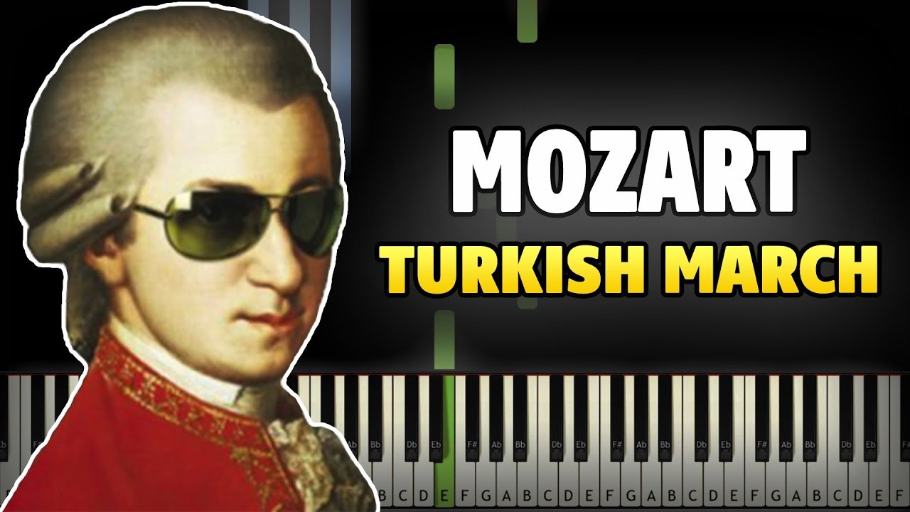Mozart - Turkish March Piano Tutorial (Sheet Music + midi) - YouTube