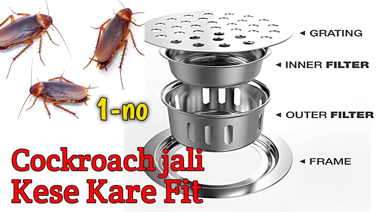 Cockroach jali kese fit kare //How To Installation cockroch Jali ...