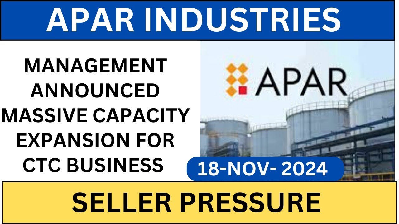 APAR INDUSTRIES SHARE SELLERS PRESSURE || APAR INDUSTRIES SHARE LATEST ...