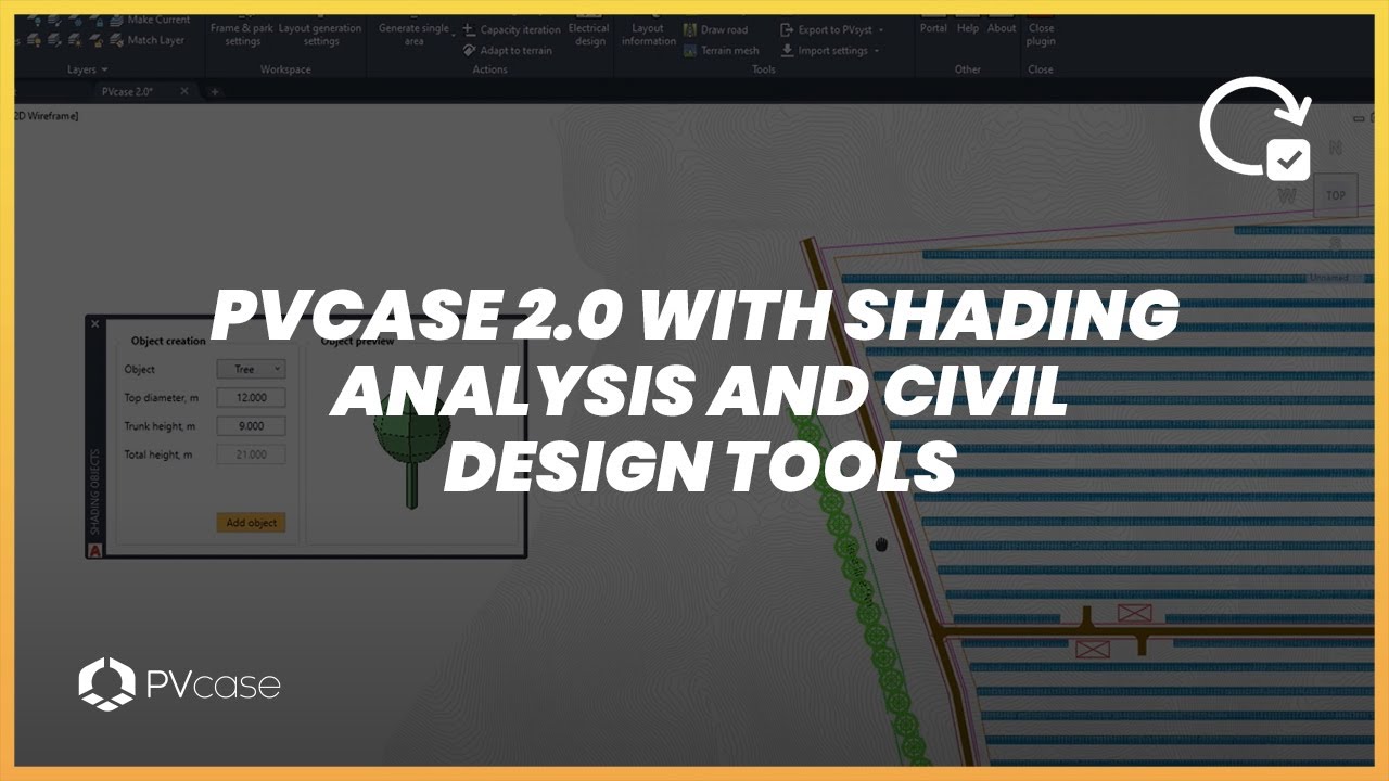 PVcase 2.0 with Shading Analysis and Civil Design Tools - YouTube