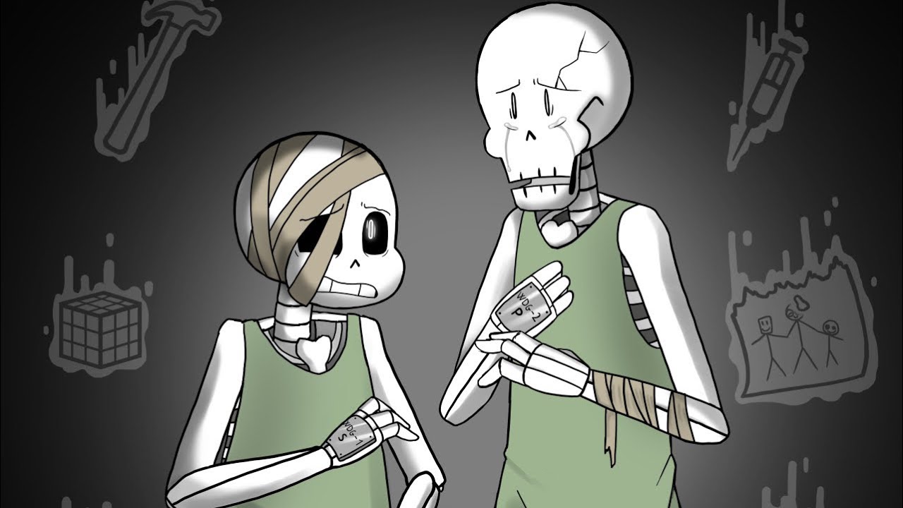 Handplates react to GASTER||Part.1||Dr.GASTER&Sans(S-1)&Papyrus(P-2 ...