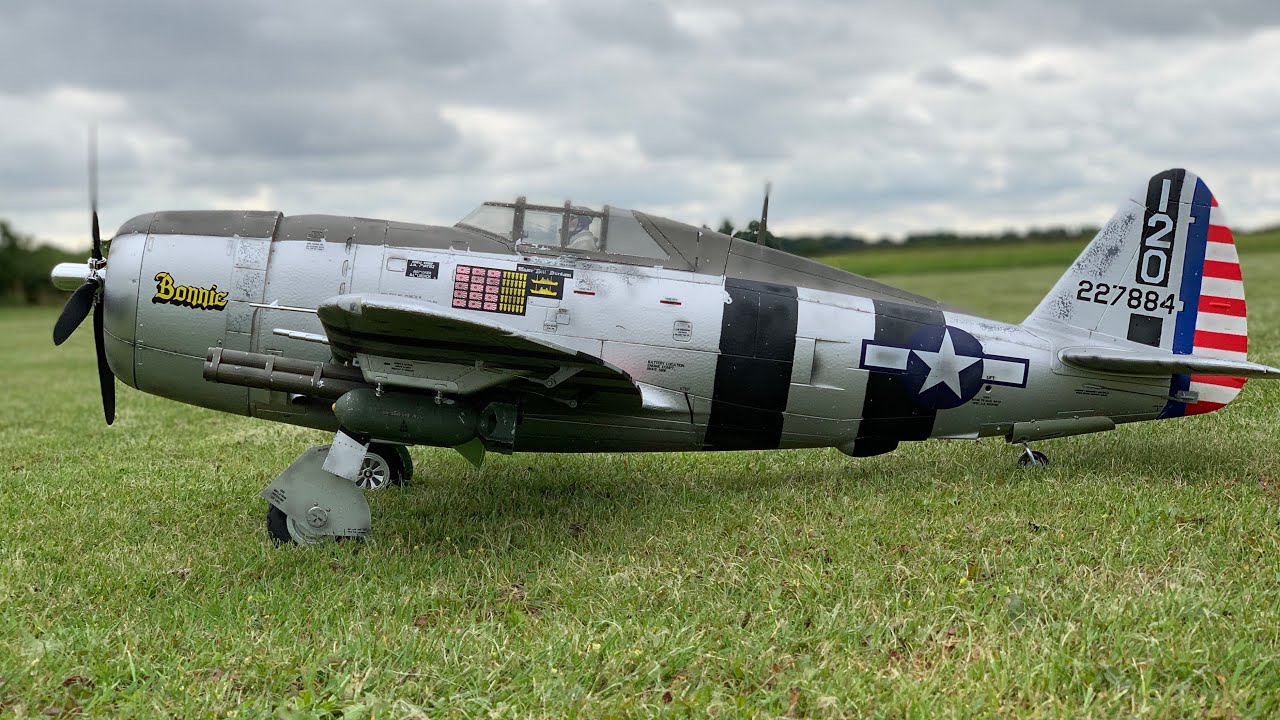 FMS P-47 Razorback 1500mm - YouTube