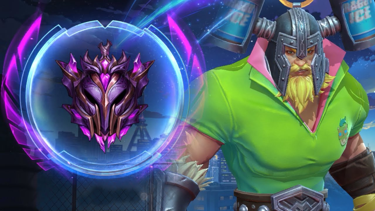 Olaf Jungle Master Rank Promotion In Season 6 Build And Runes Youtube