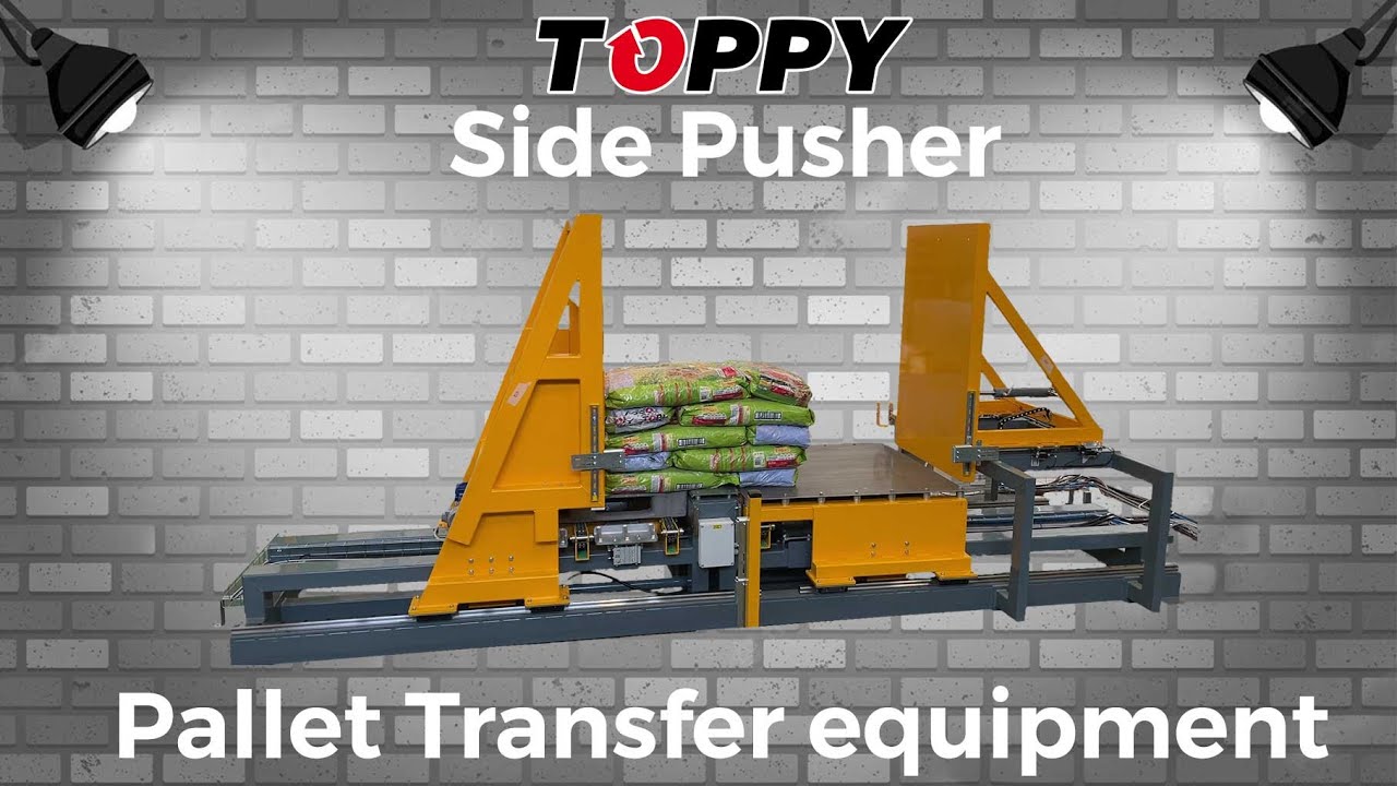 Pallet Transfer Equipment "Side Pusher" - YouTube