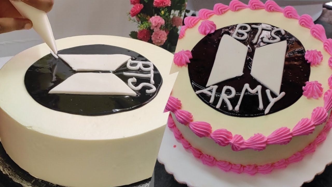 BTS Cake design for Girl | BTS Themed Cakes for Birthday | BTS Army ...