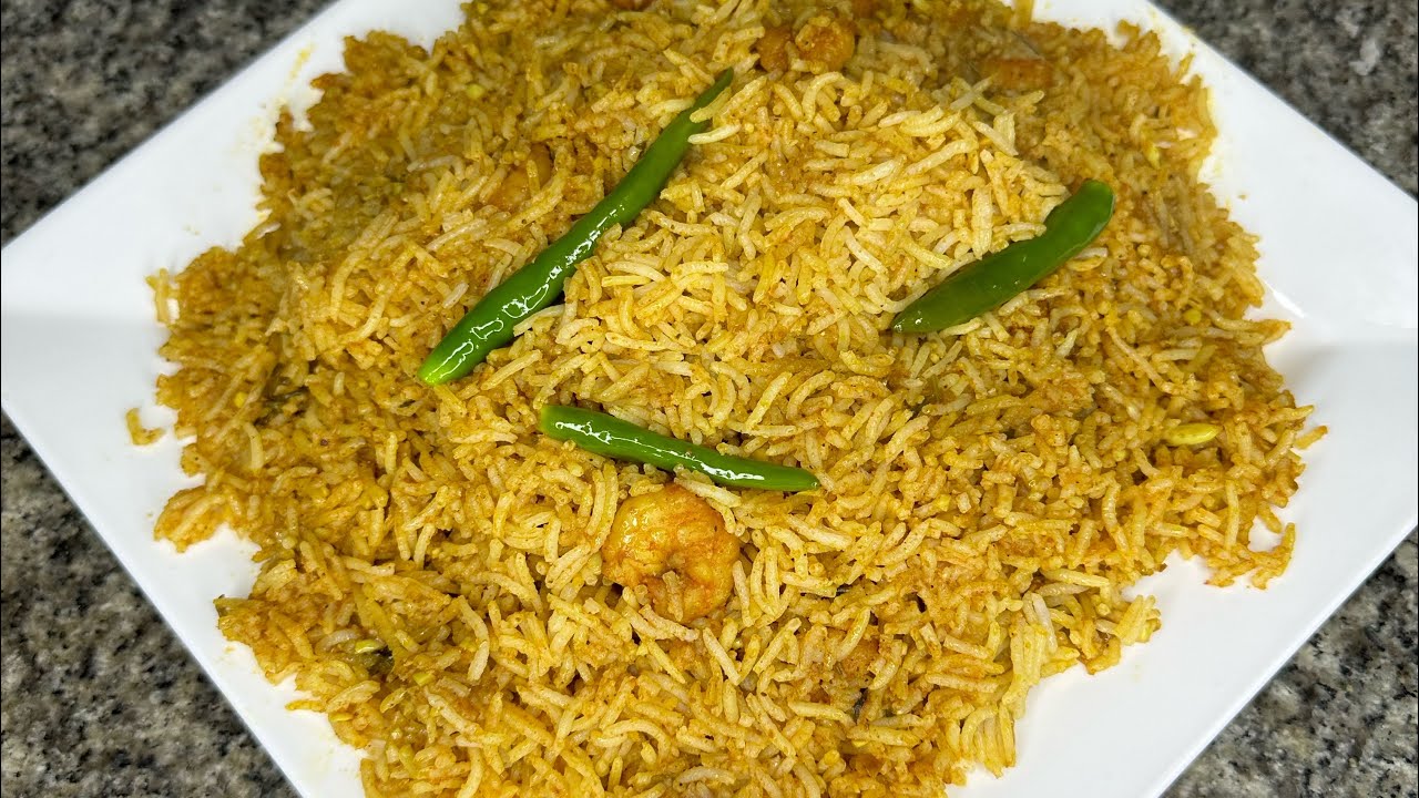 Prawns Machboos Recipe | കൊഞ്ച് മച്ച്ബൂസ് എങ്ങനെ എളുപ്പത്തിൽ ഉണ്ടാക്കാം ...