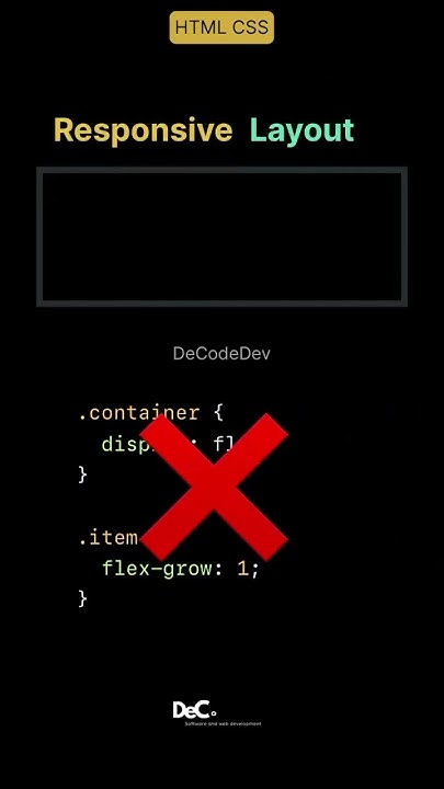 How To Build Responsive Layouts In Html And Css Fast Guide Coding Beginnercoding Youtube