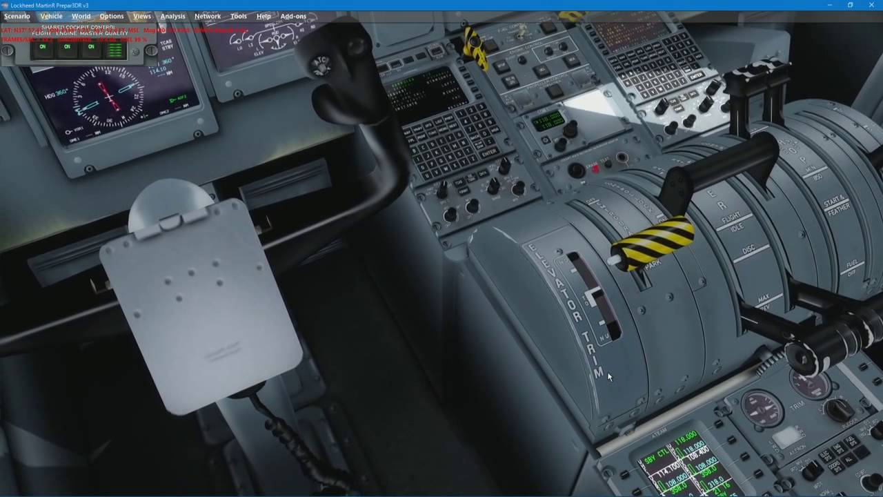 Prepar3D Flight Simulator Test - YouTube