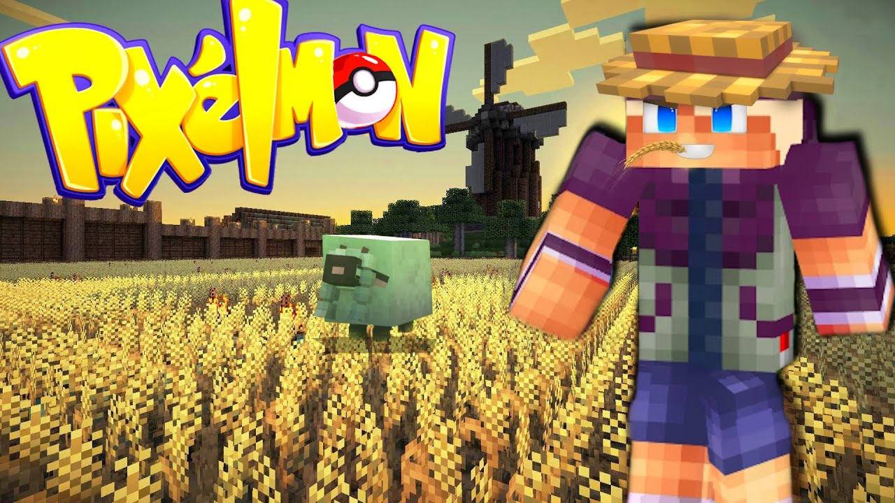 BECOMING A FARMER in Minecraft PIXELMON! - YouTube