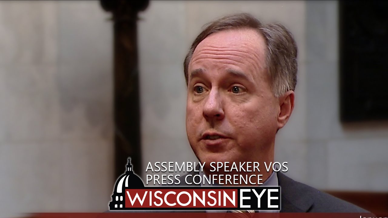 Assembly Speaker Robin Vos Press Conference - YouTube
