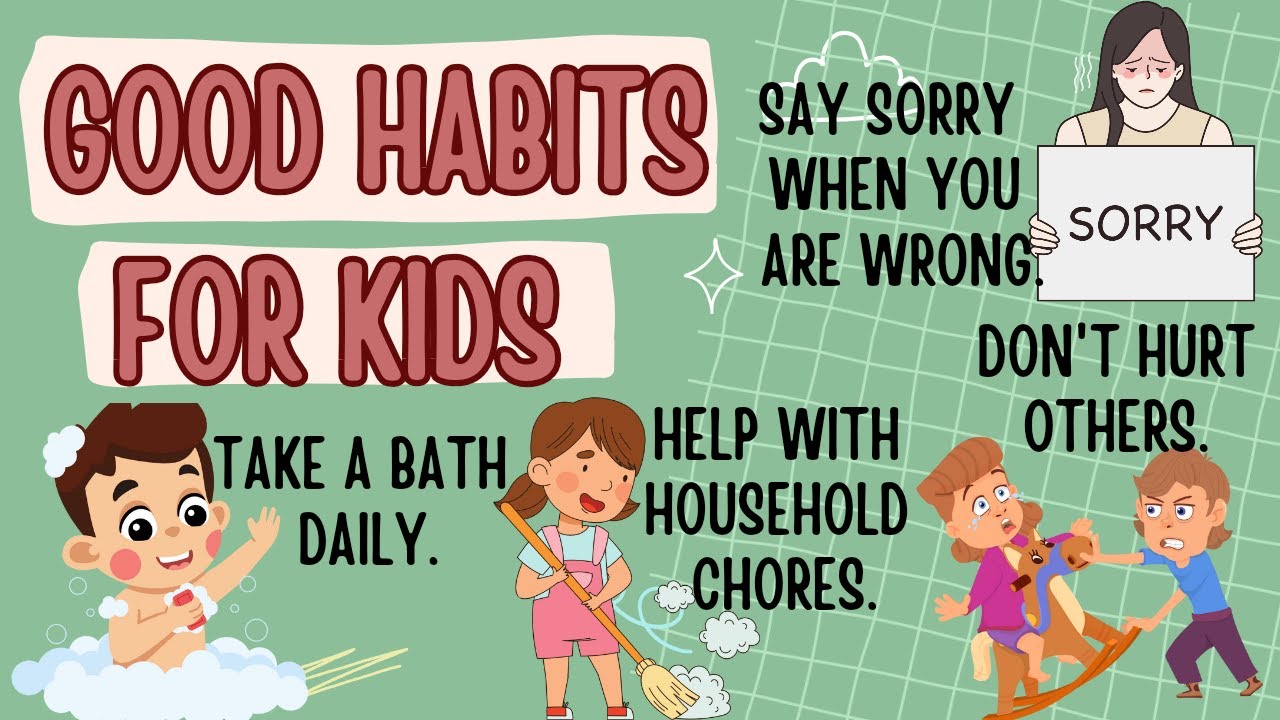 Good Habits for Kids | Build Healthy Habits| Speak English with Kids ...
