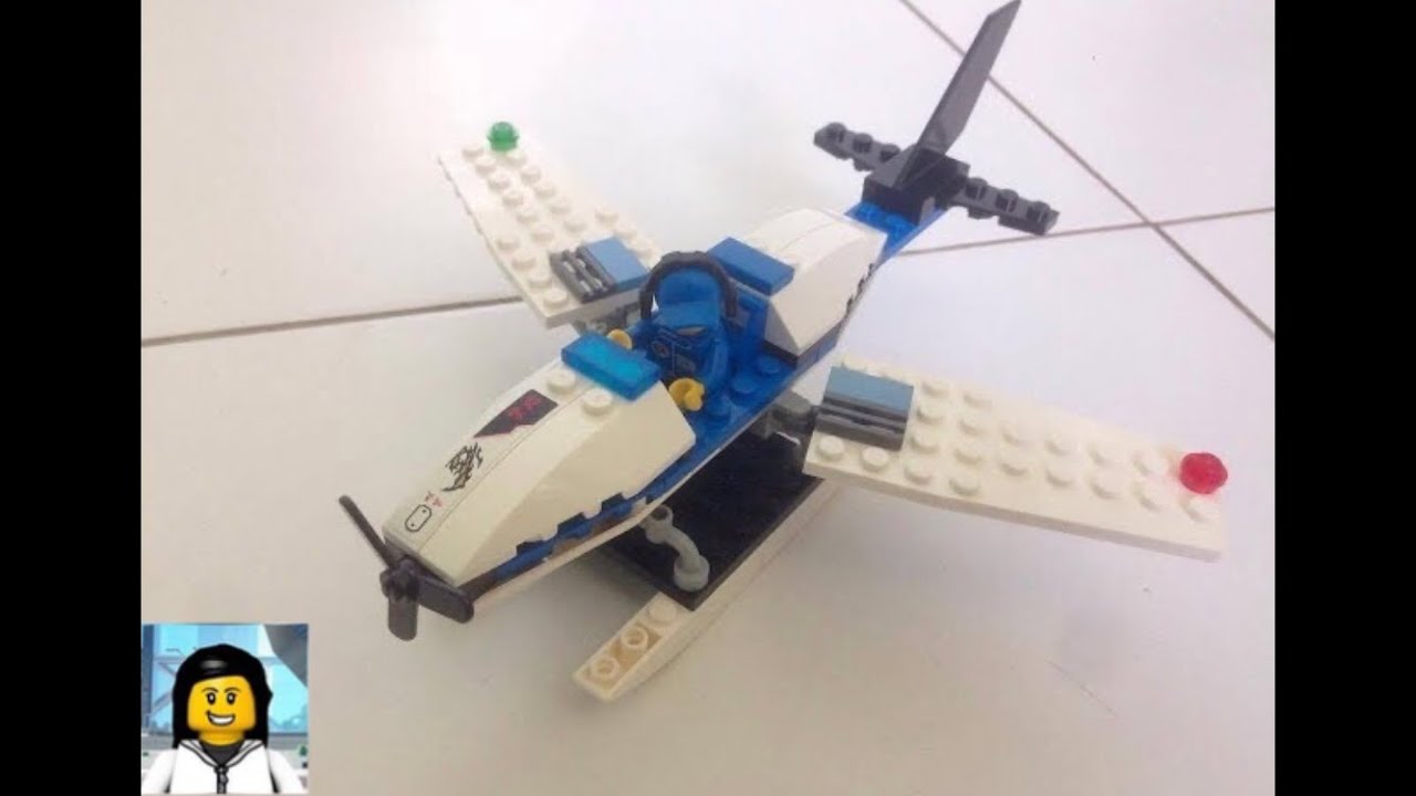 HOW TO BUILD A LEGO AIRPLANE WITH FOLDING WINGS - YouTube