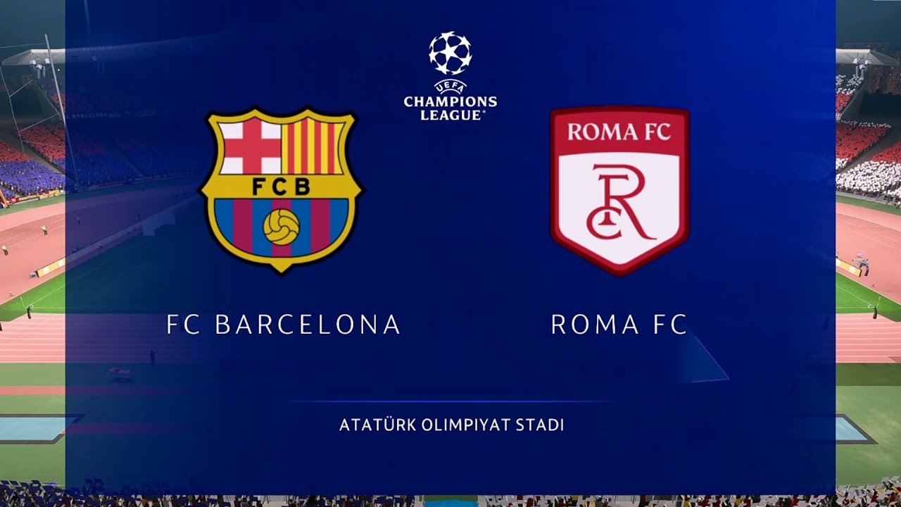 barcelona vs roma uefa champions league final full match - YouTube