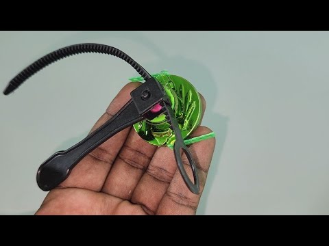 plastic green round wing rotator - YouTube
