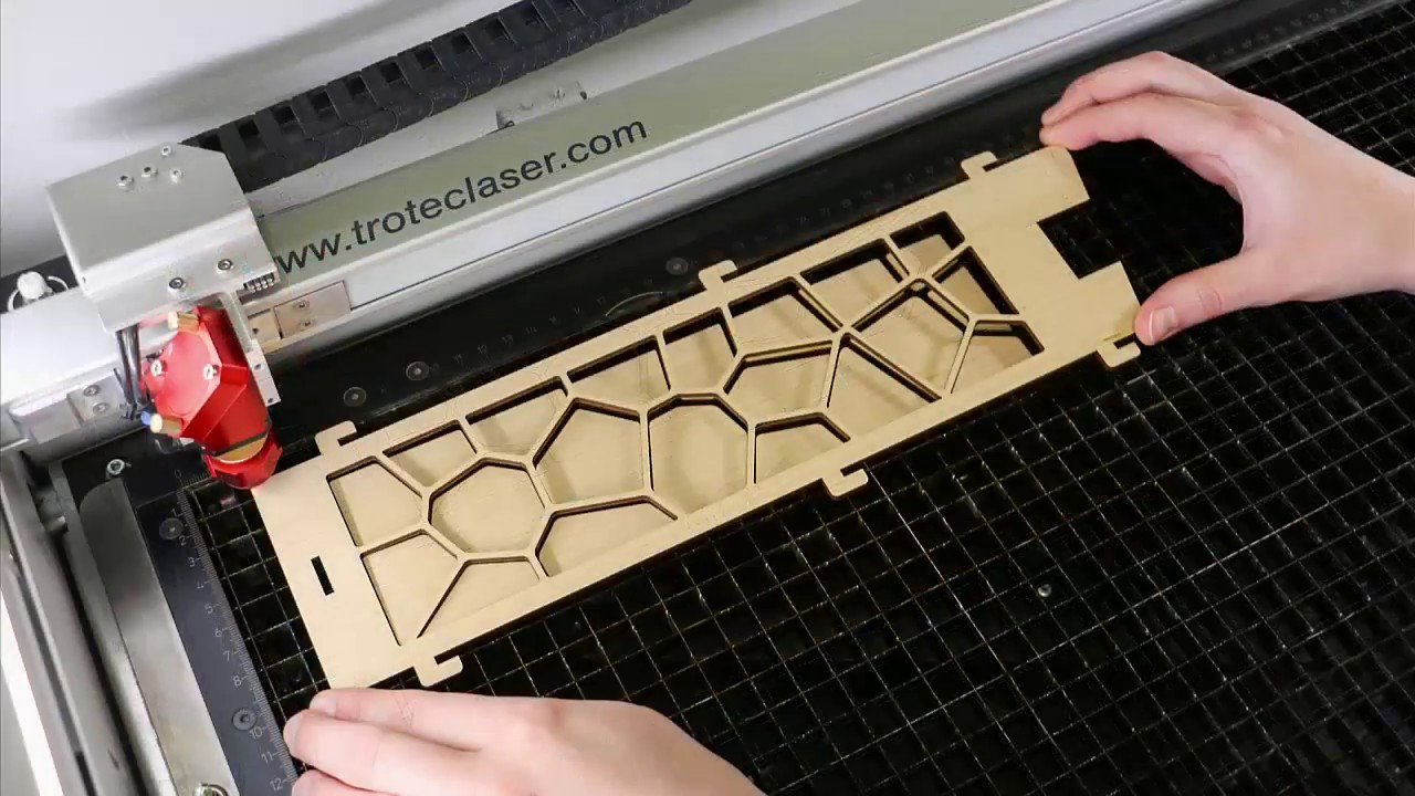 Laser cut and engraved winebox | Trotec Laser - YouTube