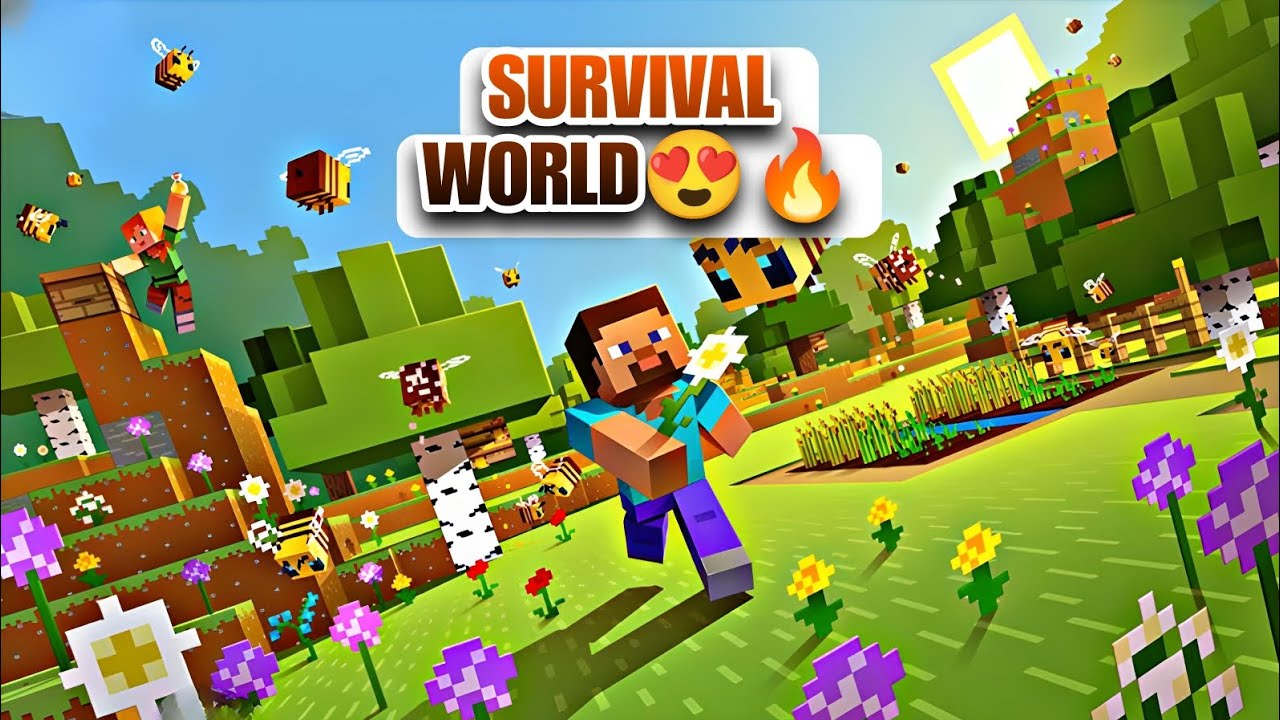 MINECRAFT NEW SURVIVAL WORLD AFTER LONG TIME 🥺 #minecraft - YouTube
