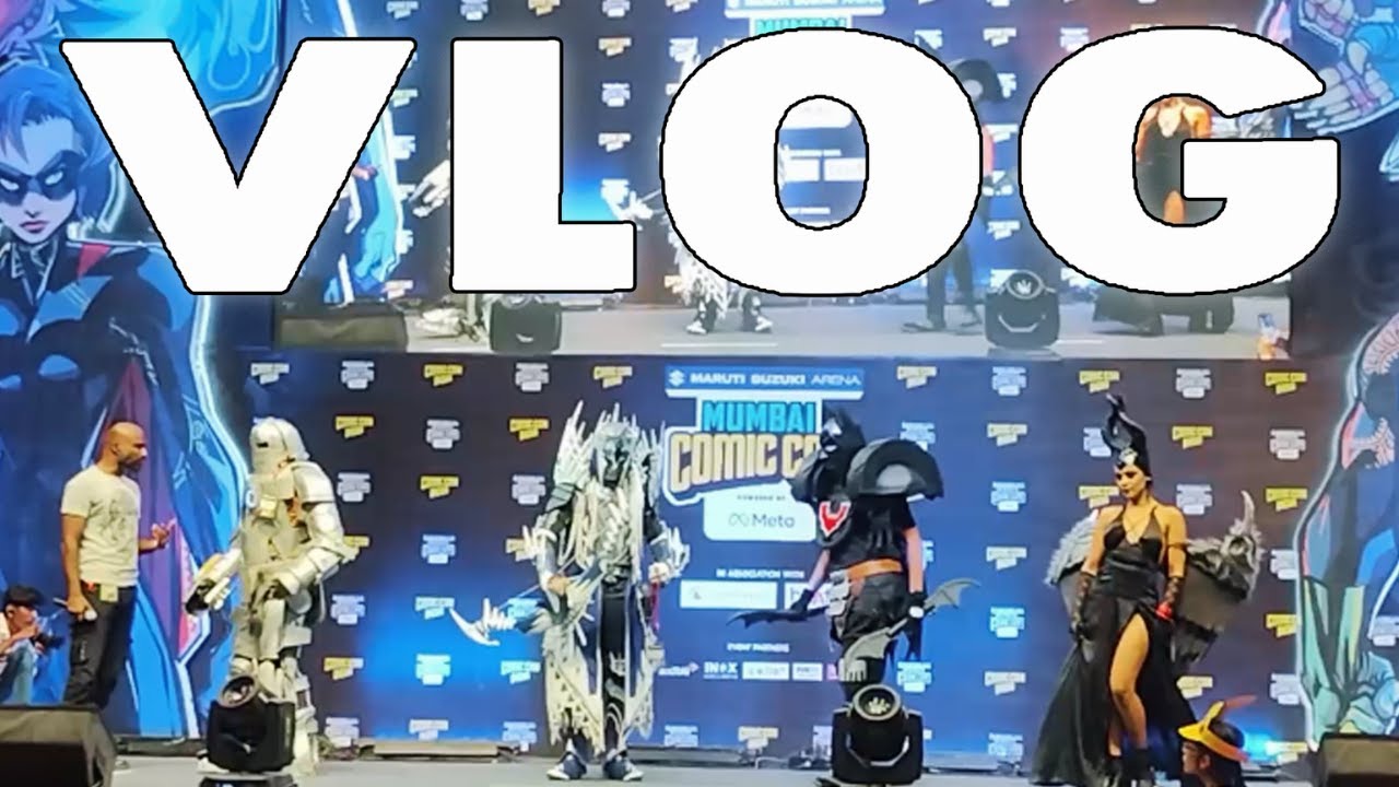 I VLOGGED THE WHOLE INDIAN COMIC CON CONTEST - YouTube