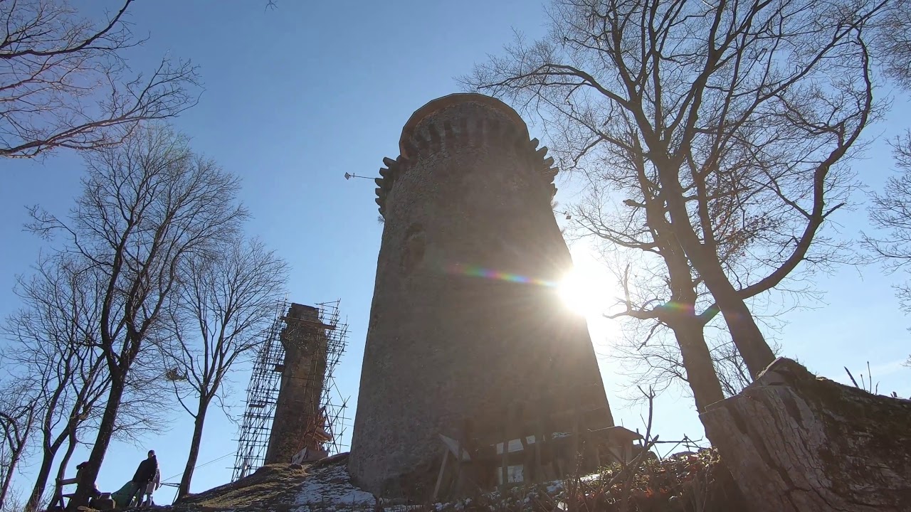 Slanec castle ruins in Kosice region, Slovakia - YouTube