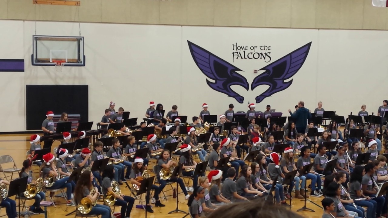 FPMS 6th gr. Winter band concert percussion - YouTube