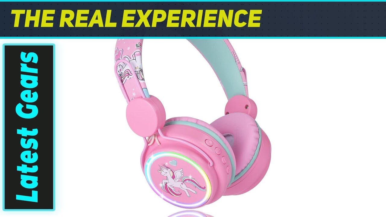 ReviewKids Unicorn Headphones: Cutest Over-Ear Cans for School & Play ...