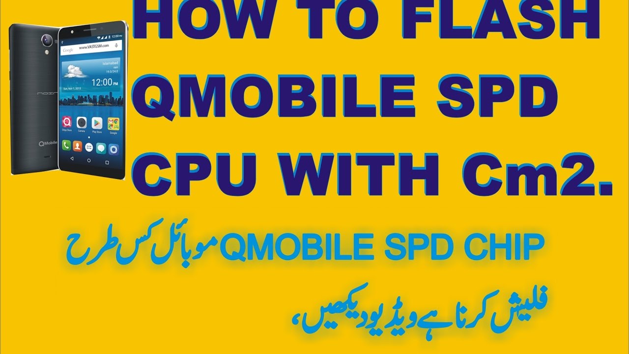 how to flash qmobile m95 sc7731 with cm2- chinese miracle 2. - YouTube