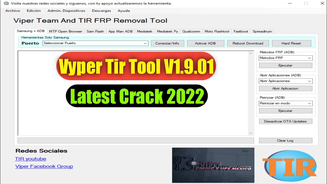 Vyper Tir Tool V1.9.01 Crack 2022 🔥🔥ADB FRP bypass || MTK AUTH Bypass ...