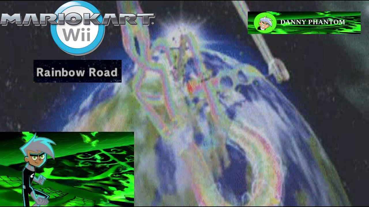 Mario Kart (Wii) Rainbow Road (Danny Phantom) - YouTube