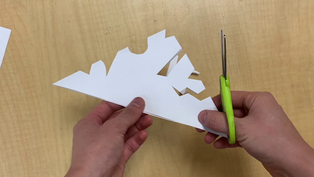 Cutting Snowflakes - YouTube