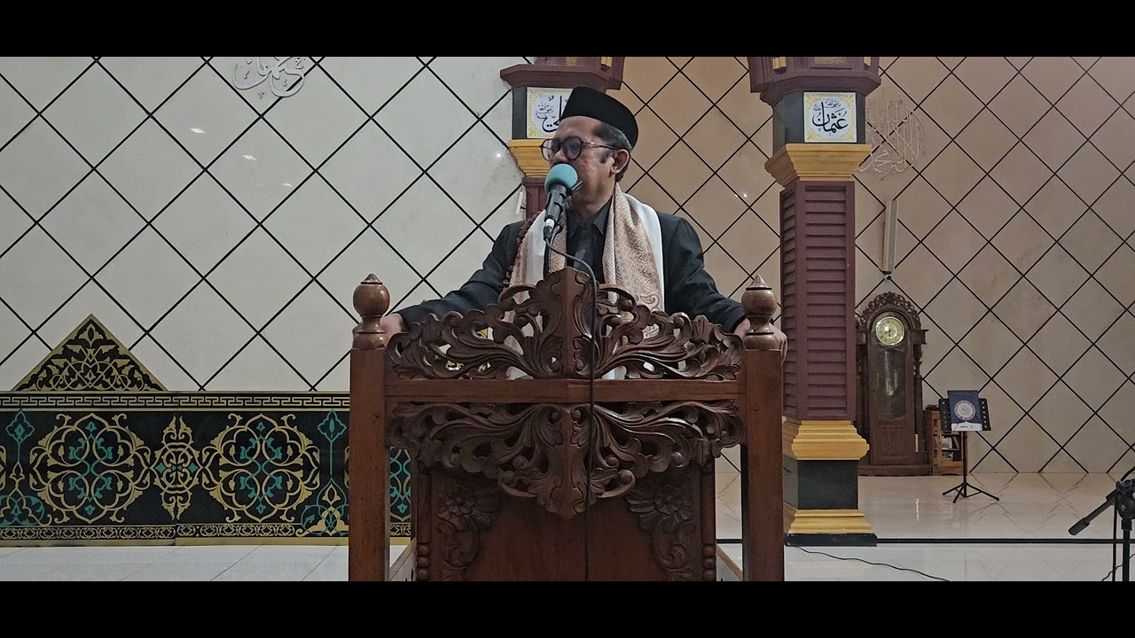 Ceramah tarawih mlm 7 2025 oleh DR. H. Muhammad Mahrus Amri. LC. MA ...