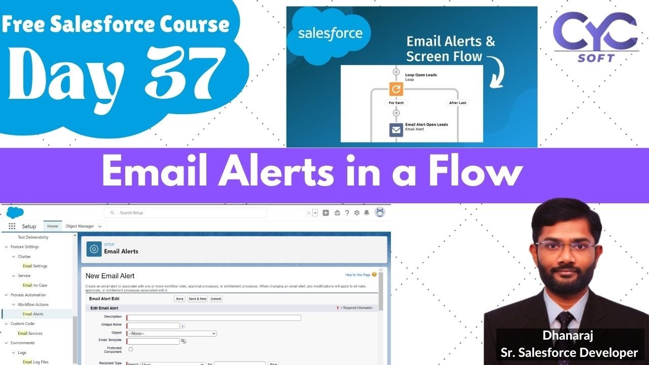 Email Alerts in a Flow | Salesforce Training in Hyderabad | Free ...