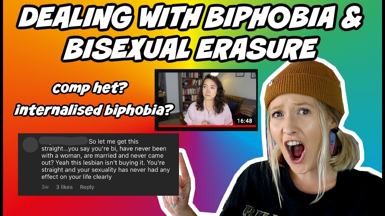 how to deal with biphobia & bisexual erasure - YouTube