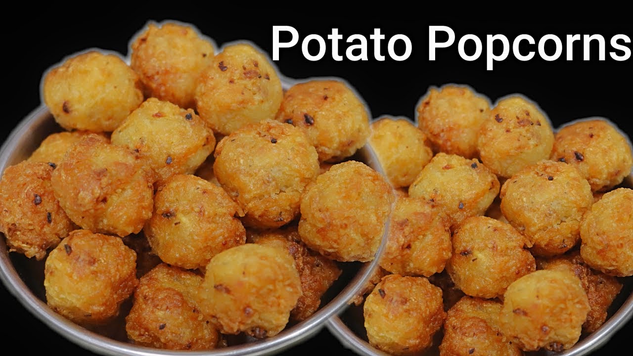 New Insatant Potato Popcorn Recipe | Aloo Crispy Popcorns snacks ...