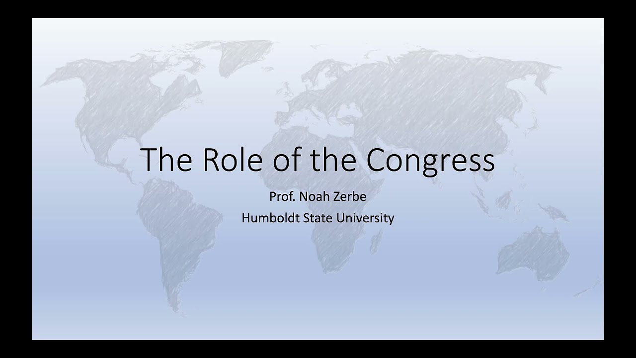 The Role of Congress in Foreign Policy - YouTube