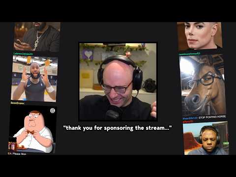 Northernlion Tries Desperately to Lock in For a Sponsored Stream After Enabling Gifs in Chat