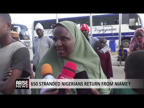 650 STRANDED NIGERIANS RETURN FROM NIAMEY 