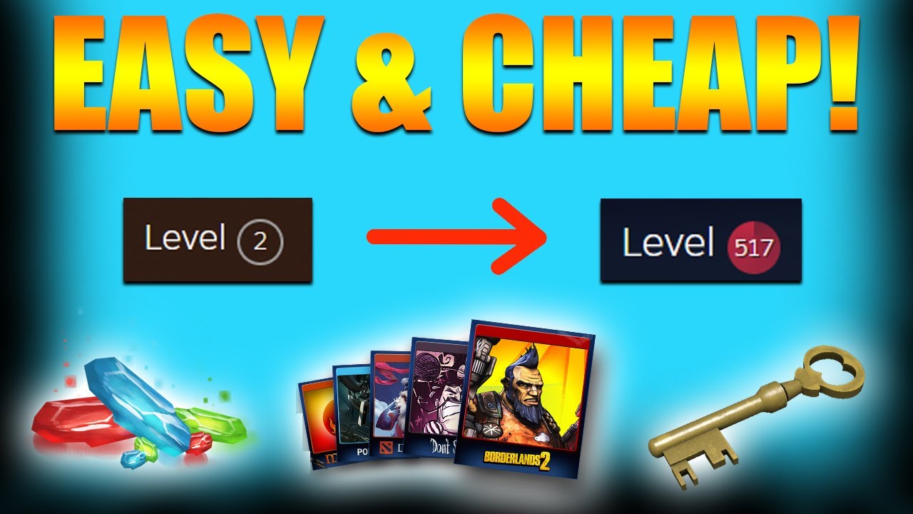 An Easy and Cheap Way to Level Up on Steam! - YouTube