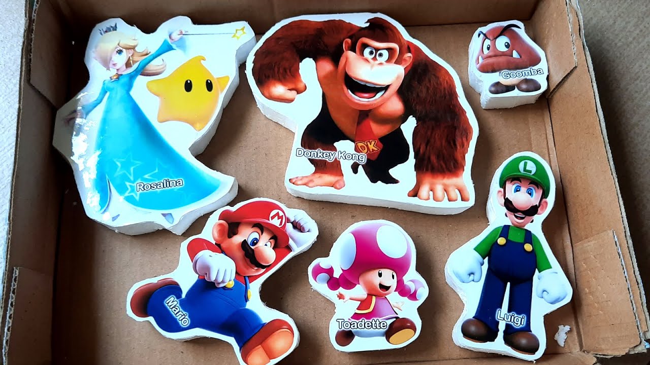#37 New Box Full of Mario Bros v Luigi Toadette Falling asleep with ...