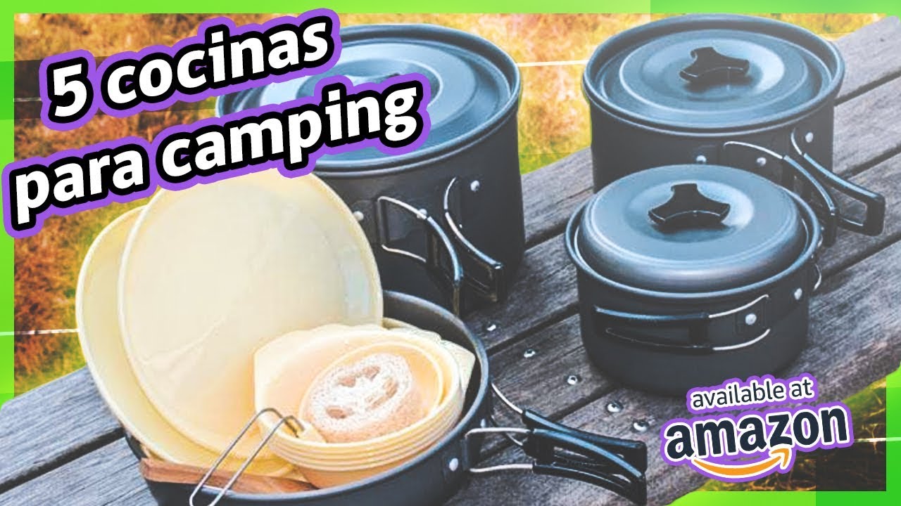 5 KIT DE COCINA para ir de CAMPING que puedes comprar en AMAZON - YouTube