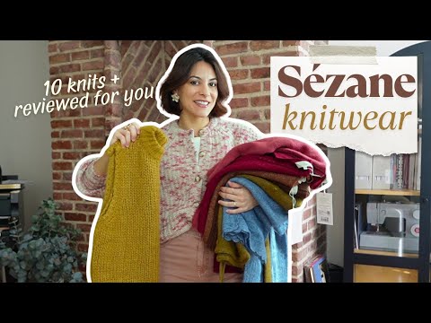 Sézane KNITWEAR review - what's new REVIEW TRY-ON haul FALL collection 2025