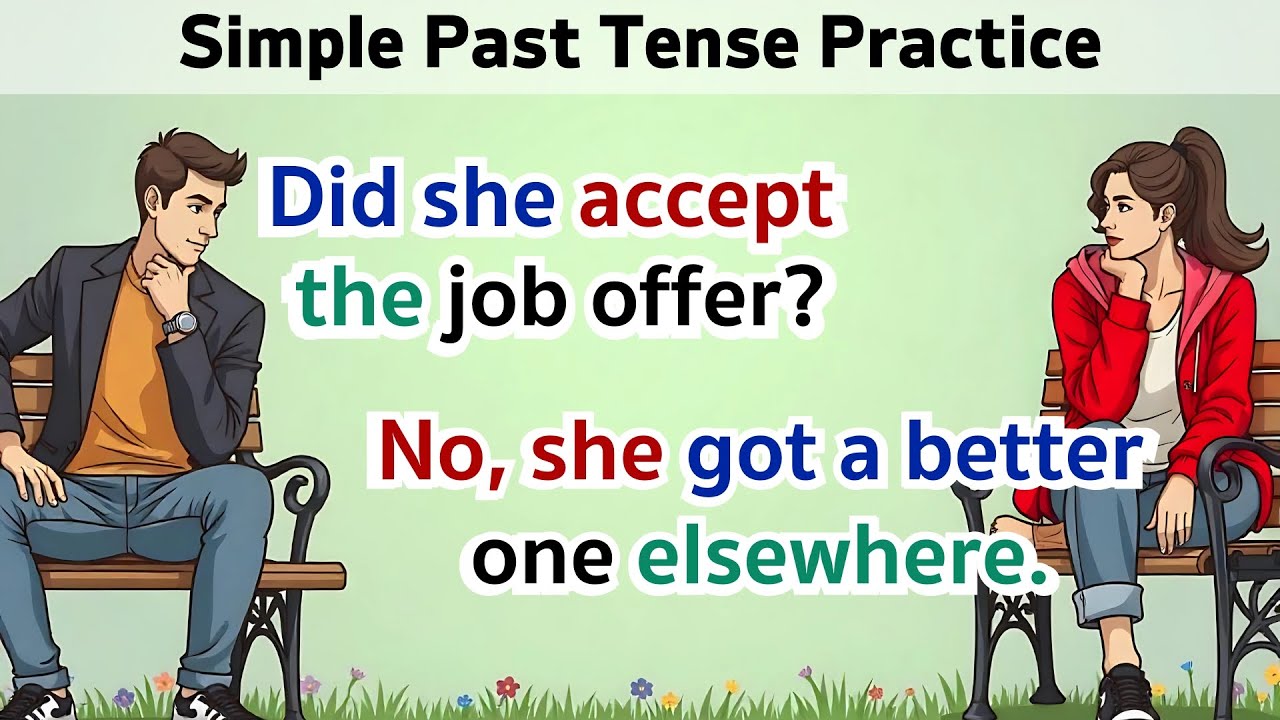 English Conversation Practice for Beginners | Past Tense Practice ...