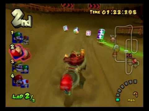 Mario Kart Double Dash!! Flower Cup 150cc (Co-Op) Donkey Kong (Me) and ...